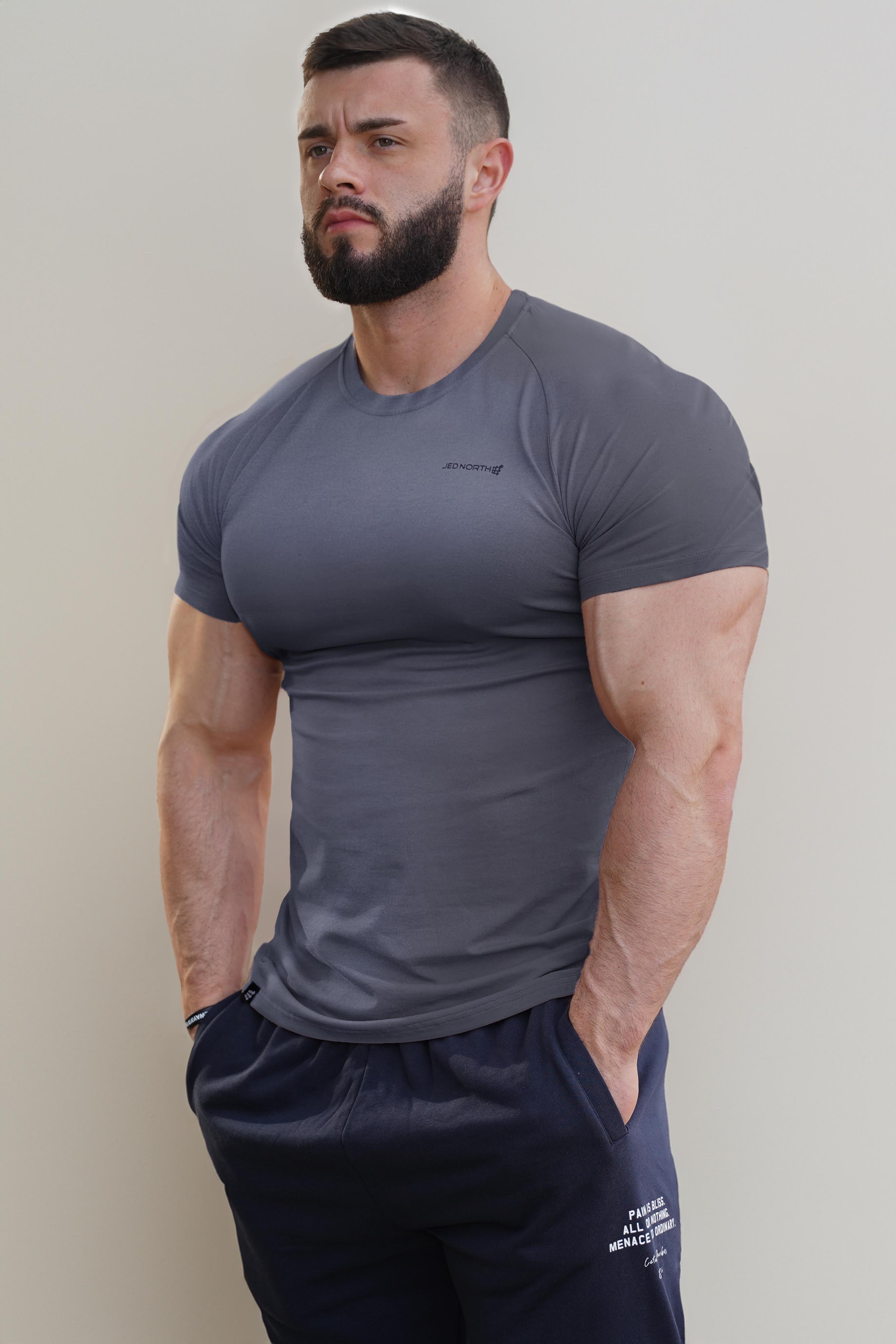 Titan Muscle Fit T-Shirt - Stone – Jed North